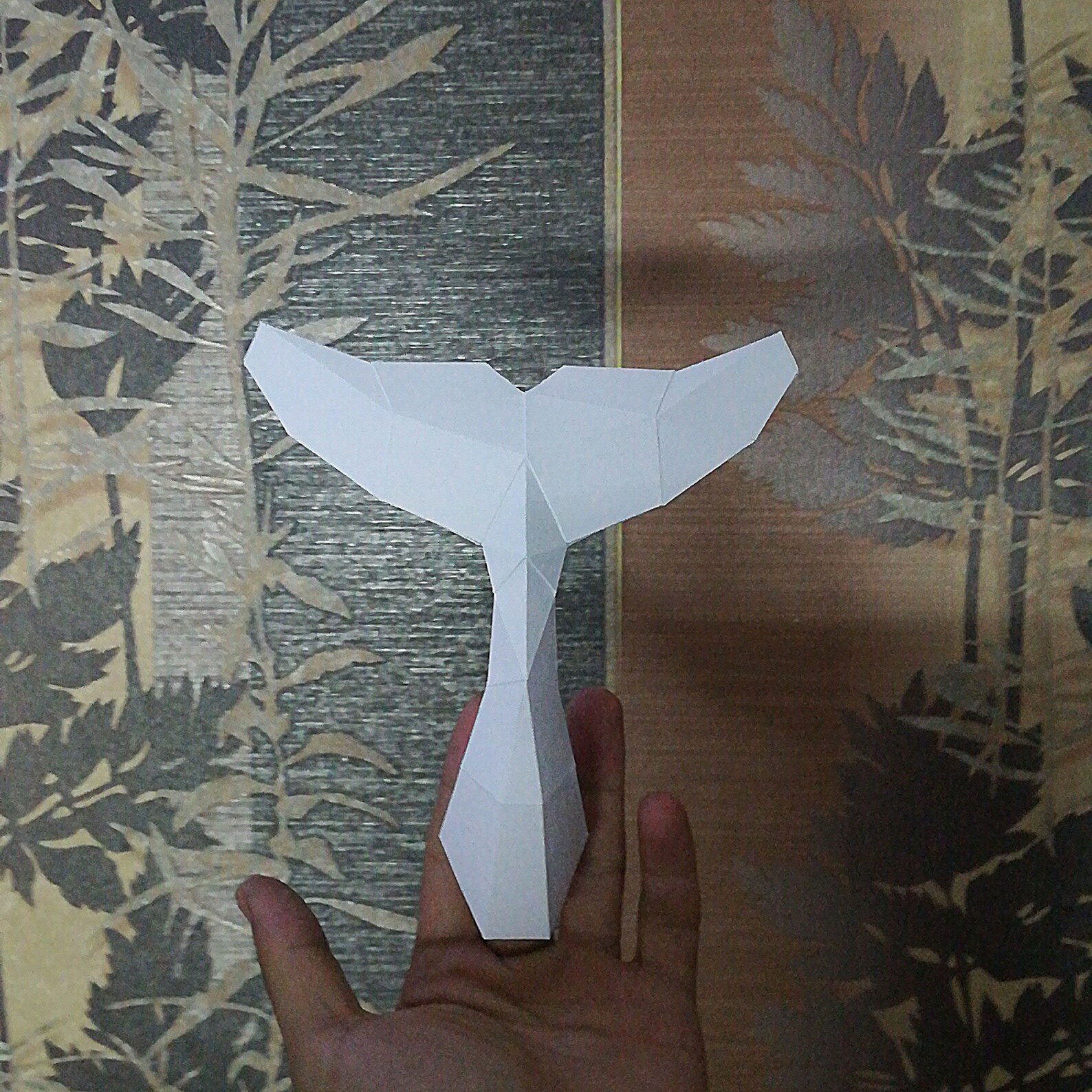 Papercraft 3d SMALL DOLPHIN TAIL Sea Fish Fridge Magnet Animal - Etsy