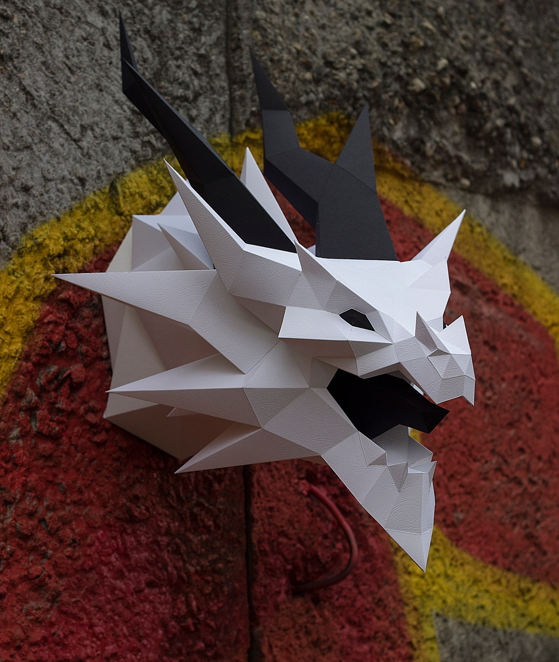 Papercraft 3d DRAGON Sculpture Pepakura Skyrim SMAUG From the - Etsy