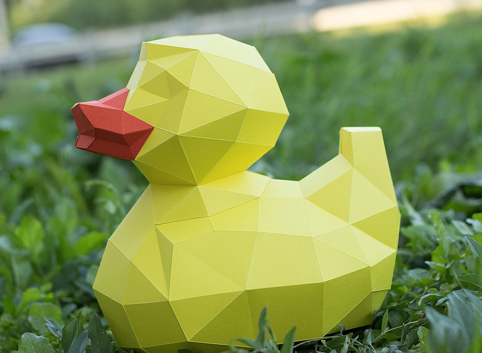 Papercraft 3D DUCK TOY Low Poly Paper Sculpture DIY Gift Decor | Etsy