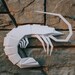 Papercraft 3d SHRIMP Pepakura PRAWNS Sea Food Creatures Animal ...