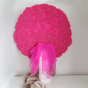 Magenta Kokoshnik • Traditional Slavic Headwear • Original Handmade ...