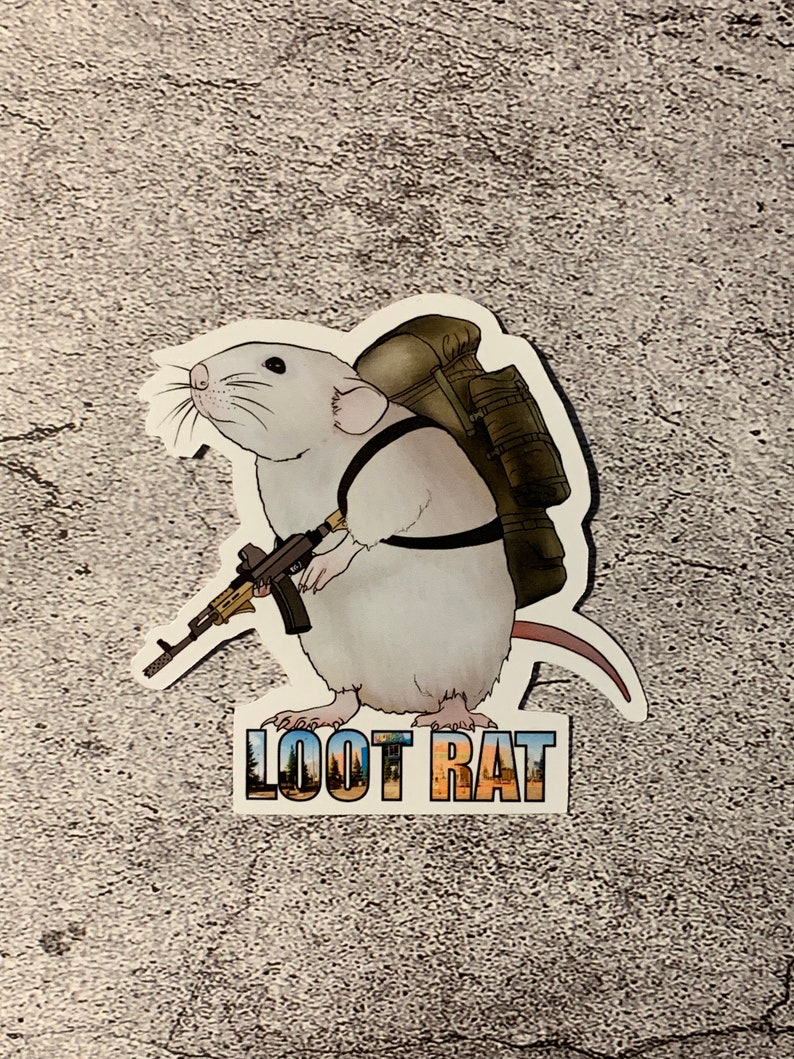 Escape From Tarkov LOOT RAT Sticker - Etsy