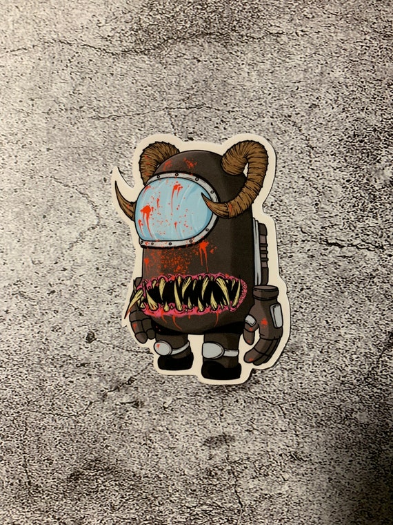 Among Us Imposter Sticker - Etsy