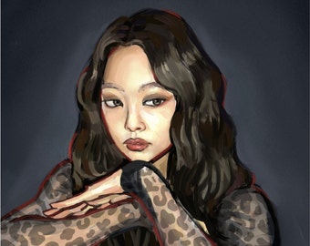 Jennie Kim Art Print - Etsy