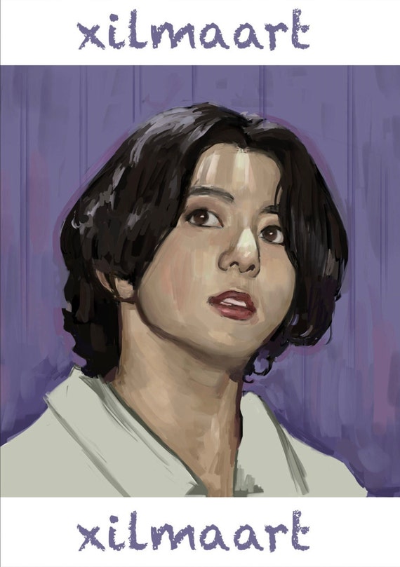 BTS Jungkook Digital Art Print digital Download Size A4 - Etsy