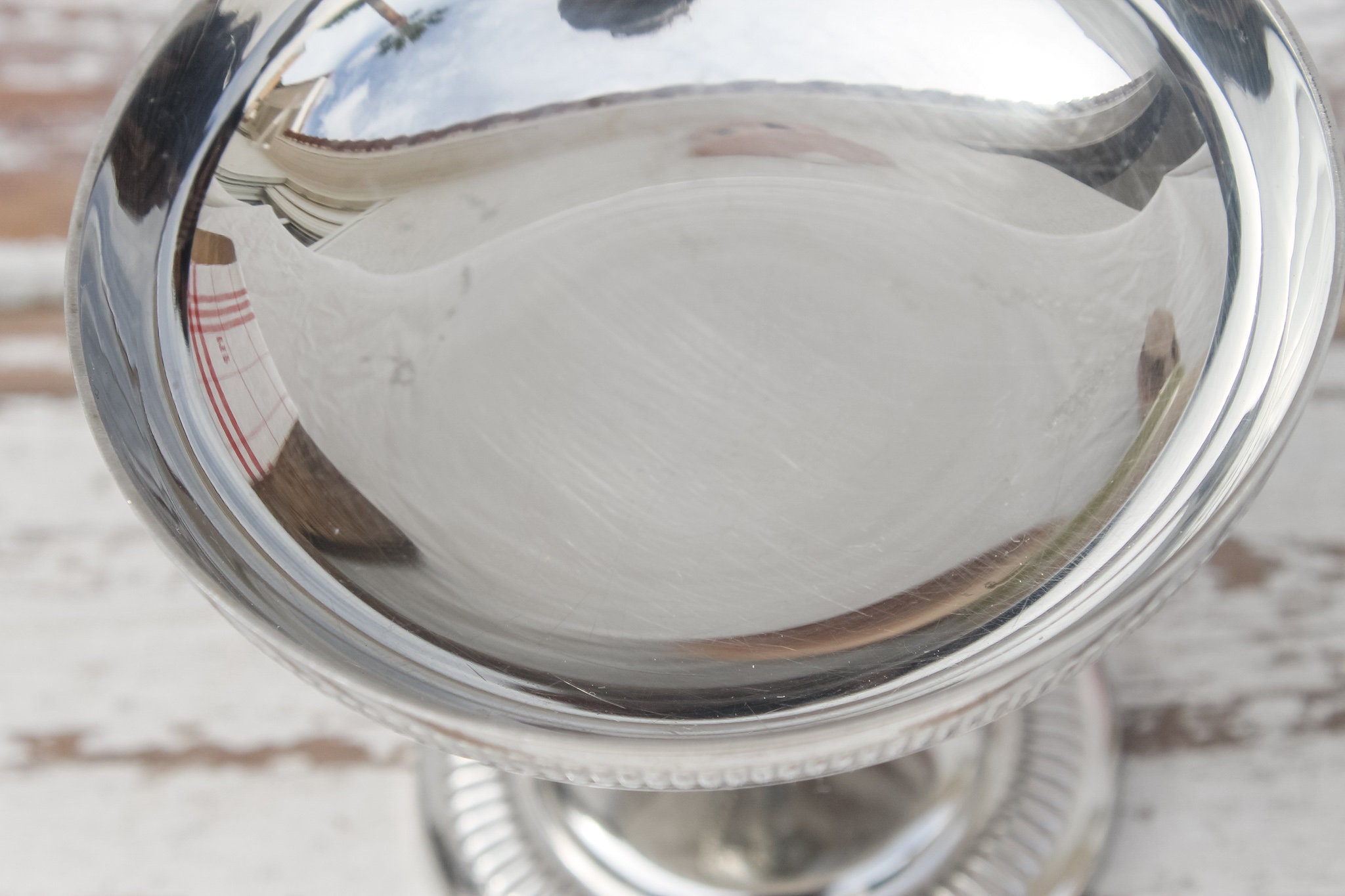 Vintage Stainless Steel Inox Ice Cream Dessert Bowl Stemmed Cup ...