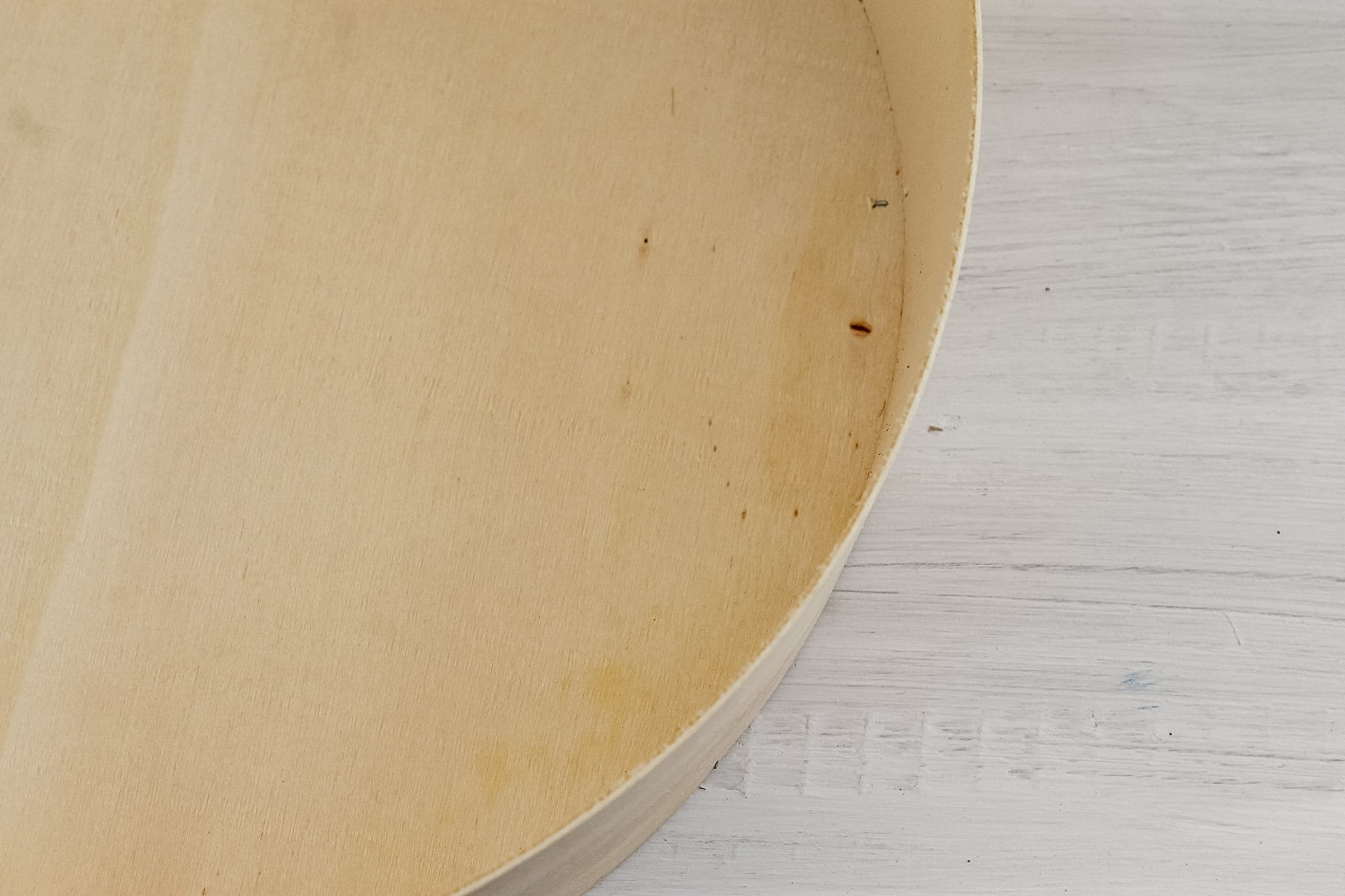 Large French Vintage Round Wood Cheese Box With Illustration Fromagerie ...