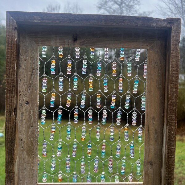 Chicken Wire Suncatcher - Etsy