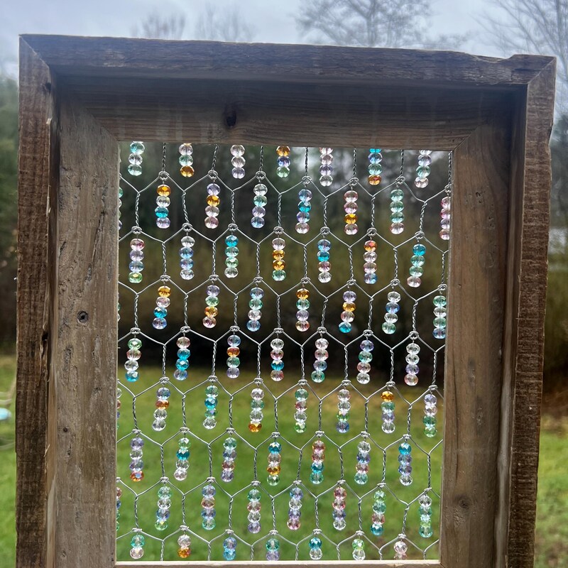 Chicken Wire Suncatcher - Etsy