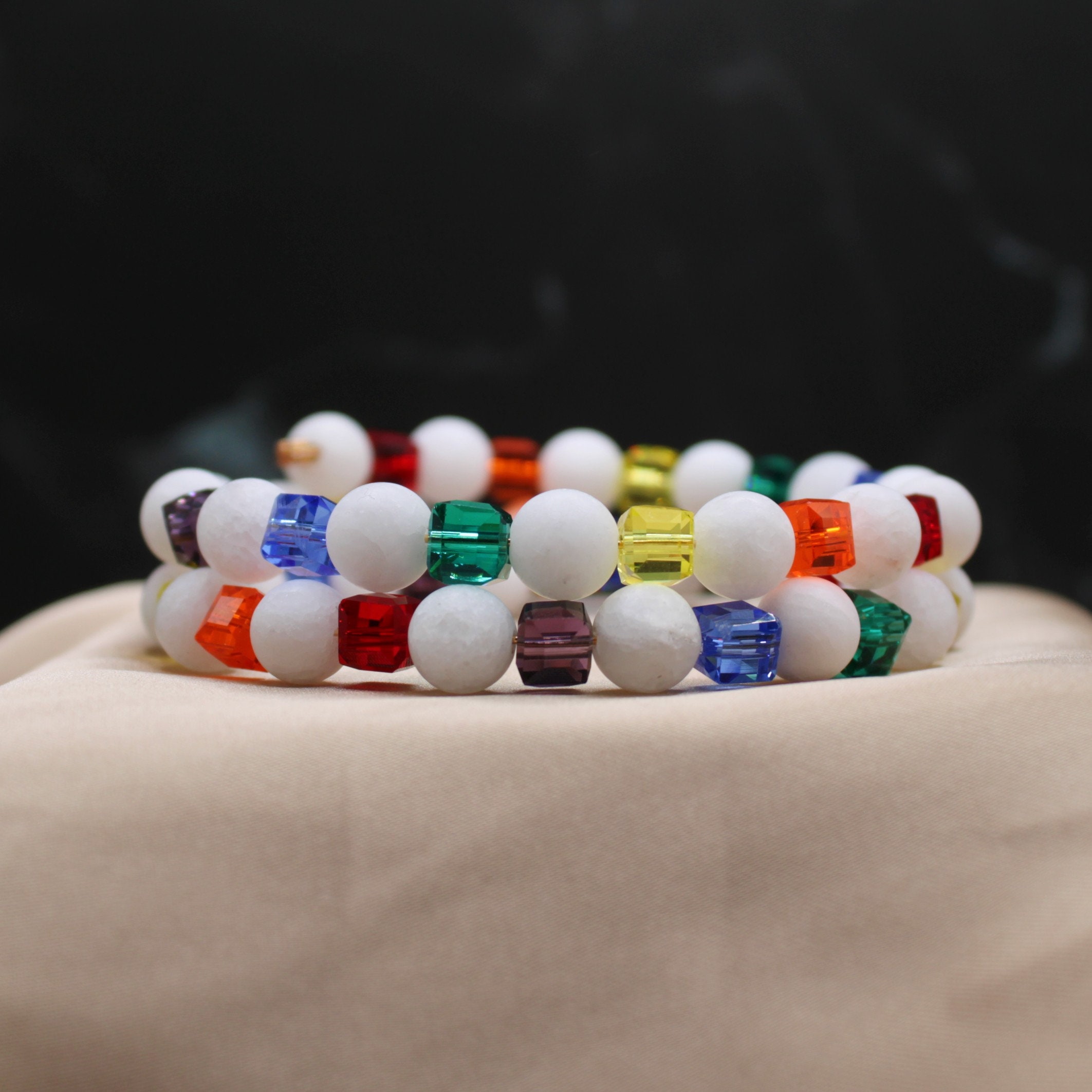 LGBTQIA Pride Bracelet / Rainbow Flag Jewelry / Coming Out Gift / Ally ...