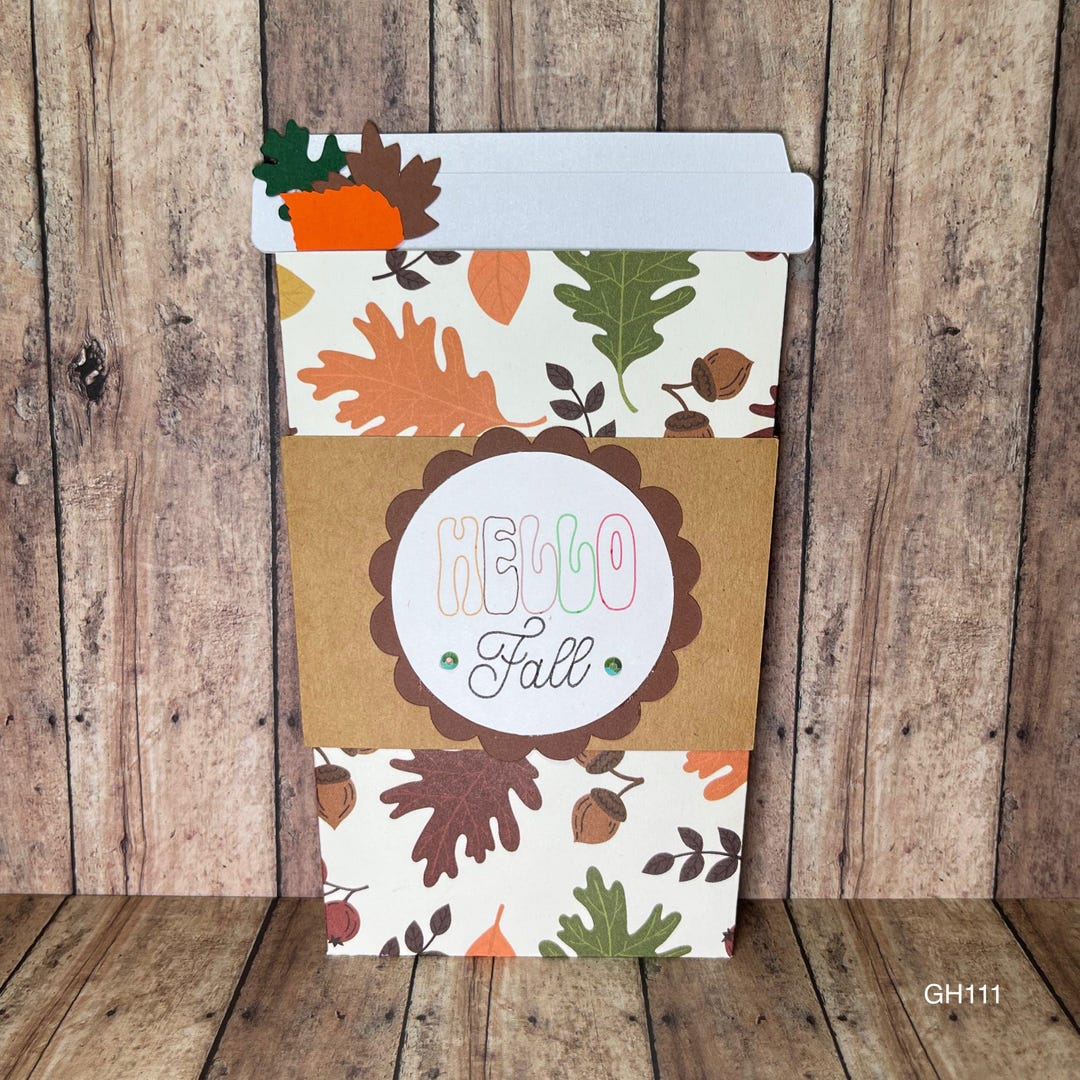Fall Gift Card Holder - Etsy