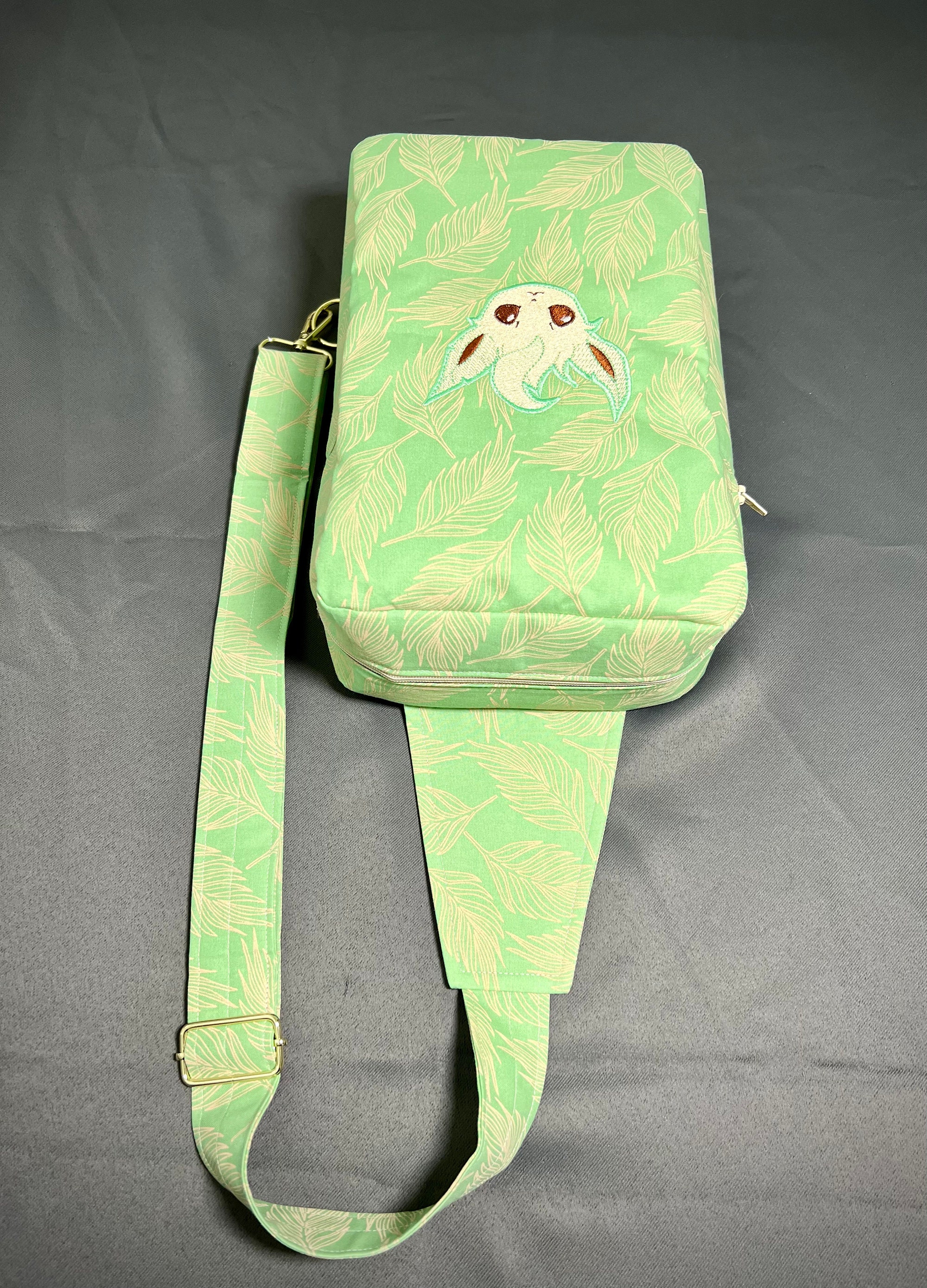 Leafeon Pokemon Evee Eveelution Sling Bag - Etsy