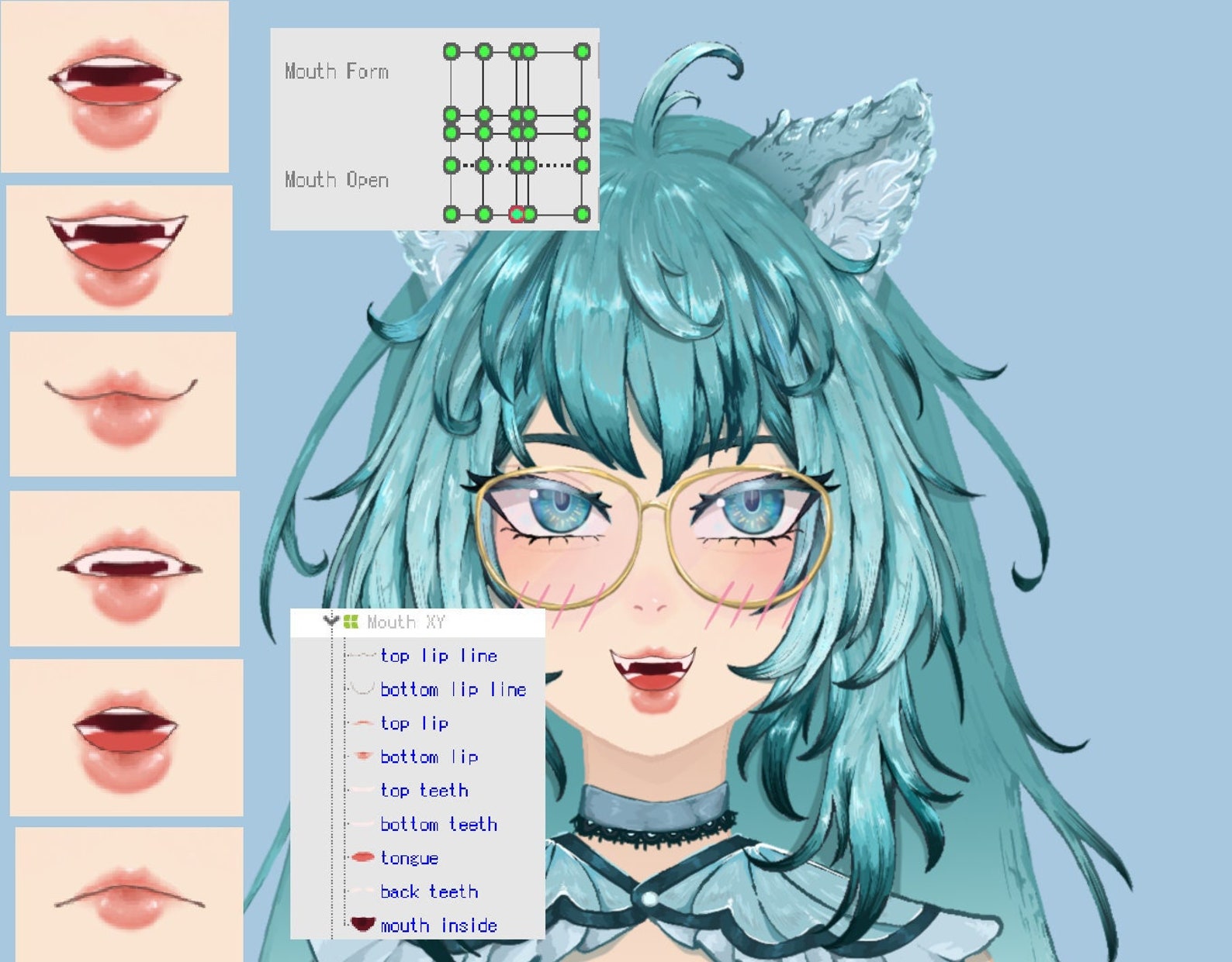 NEW Rigged Fanged Mouth for Live2d Vtube Model - Etsy