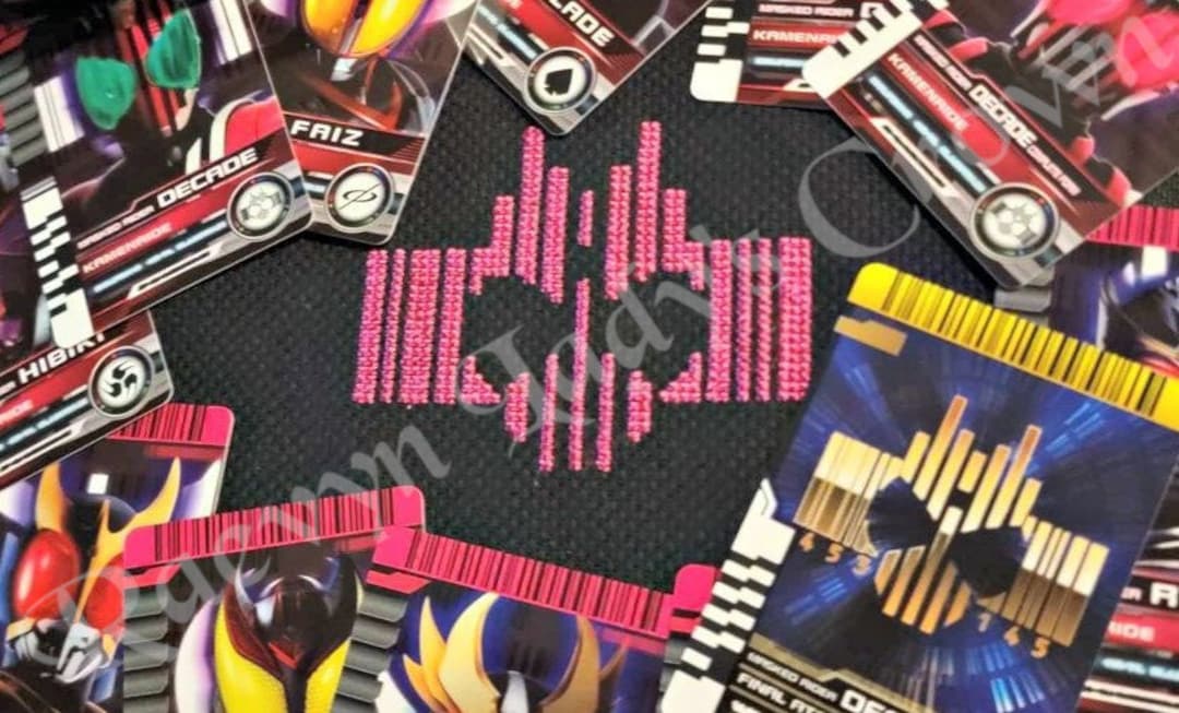 Kamen Rider Decades Cross-stitch Pattern - Etsy
