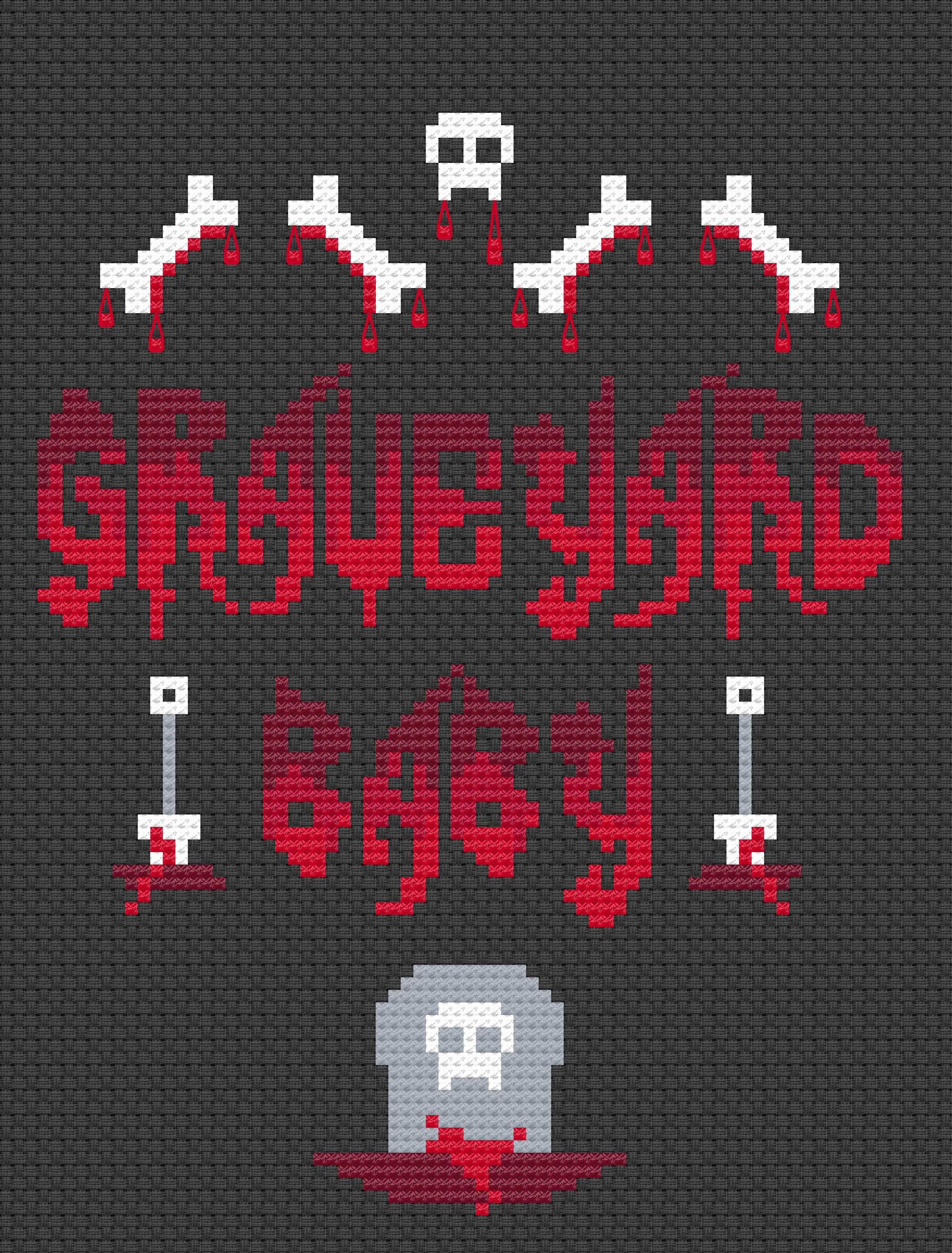 Graveyard Baby Cross-stitch Pattern - Etsy