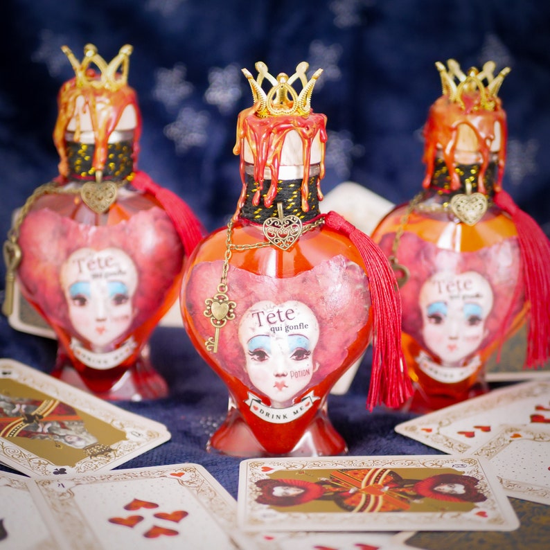Queen of Hearts - Alice in Wonderland: Collectible Potion - Etsy Australia