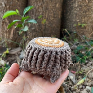 Crochet a Tree Stump for Decoration | Amigurumi Crochet Pattern - Etsy