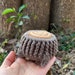 Crochet a Tree Stump for Decoration | Amigurumi Crochet Pattern - Etsy