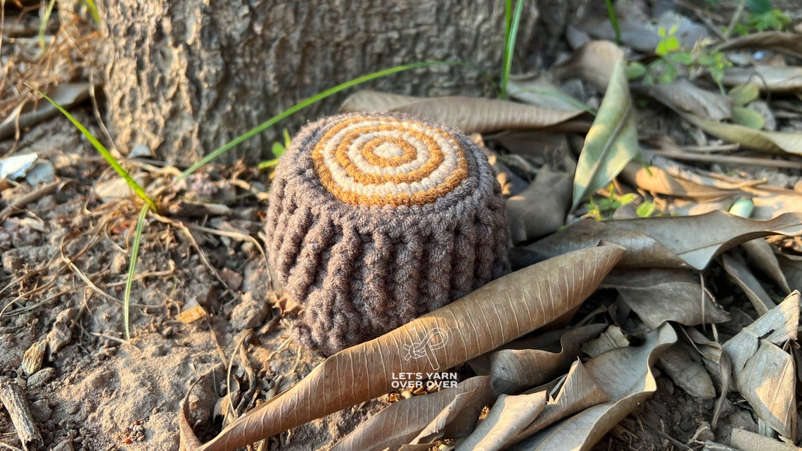 Crochet a Tree Stump for Decoration | Amigurumi Crochet Pattern - Etsy