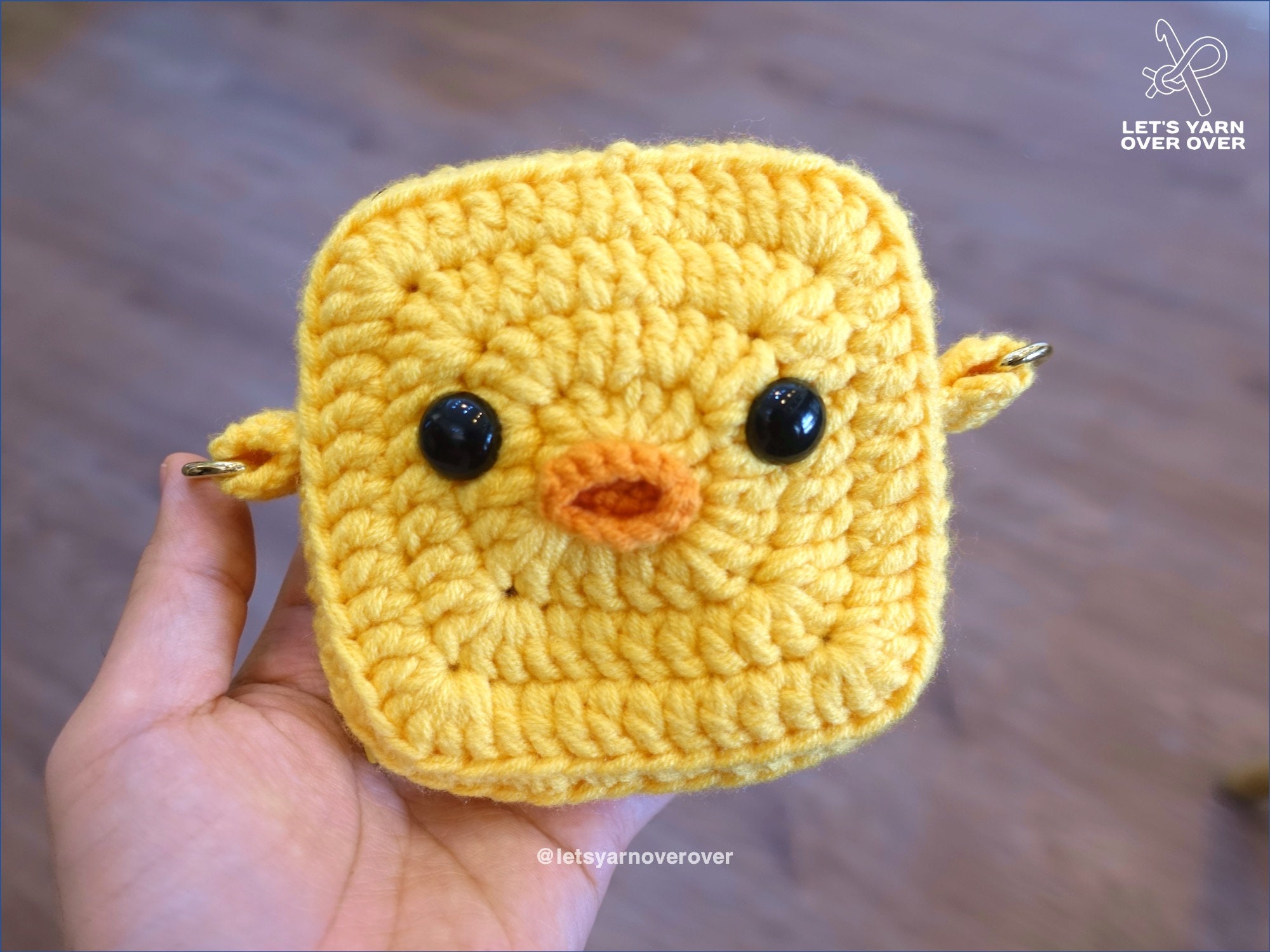 Digital Pattern | Crochet Little Duck Bag | DIY Handmade Shoulder Cross ...
