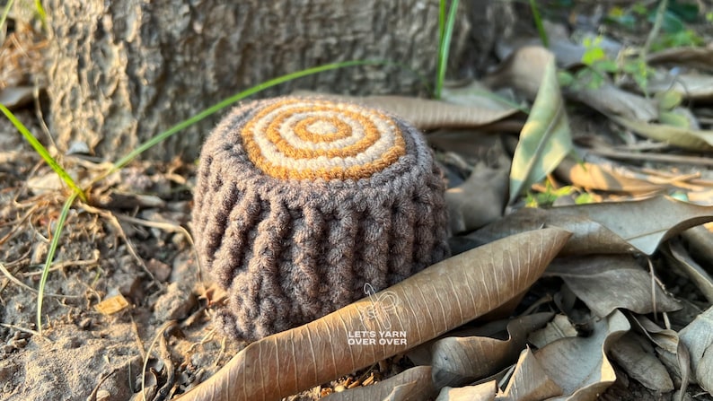 Crochet a Tree Stump for Decoration | Amigurumi Crochet Pattern - Etsy