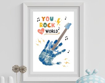 You Rock My World Card - Etsy