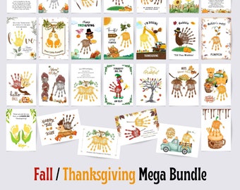Fall Handprint Craft Autumn Handprint Art Thanksgiving Handprint ...