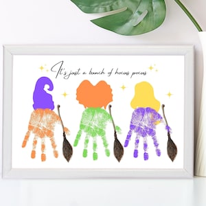Hocus Pocus Handprint Art Craft, It's Just a Bunch of Hocus Pocus ...