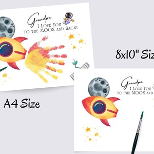 Grandparents Handprint Art Craft, Grandparents Day, Kids Baby Toddler ...