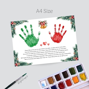 Christmas Handprint Art, Poem Handprints, Our Gift, Christmas Gift ...