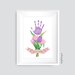 Hello Spring, Flower Handprint Art Craft, Easter, Spring Tulip ...