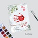 Christmas Handprint Art, Seasons Tweetings, Winter Cardinal Handprint ...