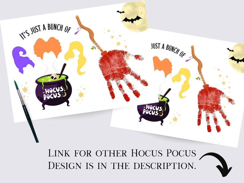 Hocus Pocus Handprint Art Craft, It's Just a Bunch of Hocus Pocus ...