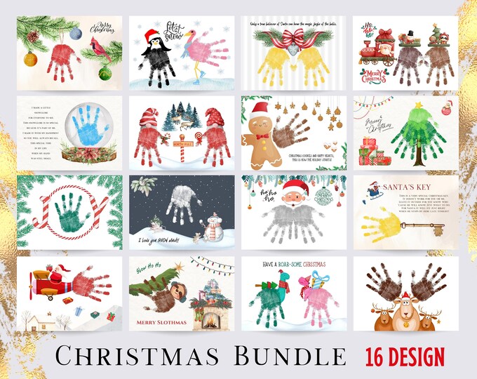Gnome Christmas/holiday Printable | Kids' Handprint Keepsake | Teacher ...