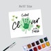 Cutest Clover in the Patch Handprint Art Craft, St Patrick's Day Clover ...
