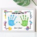 Kindergarten Handprint Art, 1st Day First Day, Starting School Kindy ...