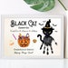 Black Cat Handprint Craft, Halloween Handprint Art for Kids Baby ...