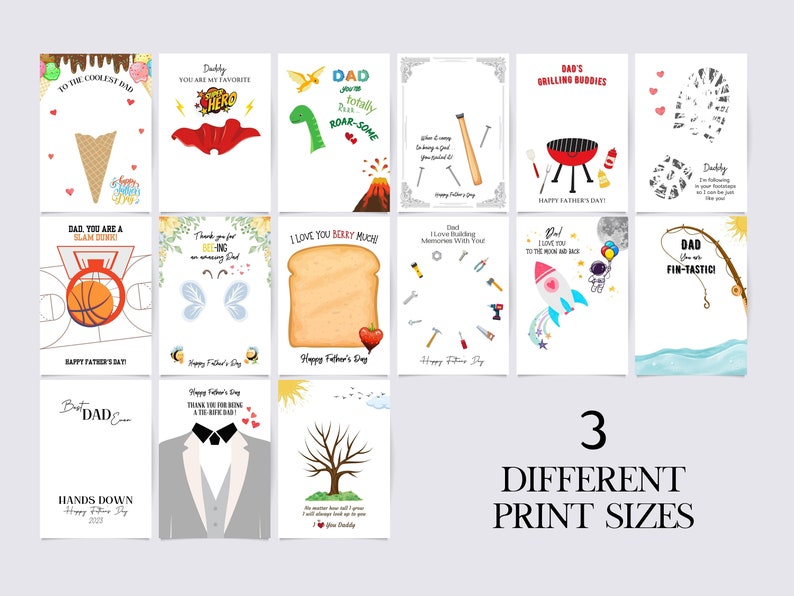Father's Day Bundle, Footprint - Handprint Art Craft, Baby Toddler Kids ...