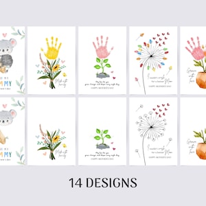 Mother's Day Bundle, Handprint Art Craft, Gift for Mother, DIY Craft ...