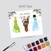 Christmas Footprint Art, Christmas Tree, Reindeer, Snowman Footprint ...