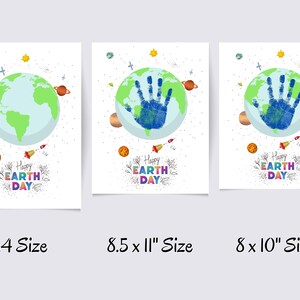 Earth Day Handprint Art Craft Bundle 2024, Earth Day Handprint ...