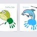 Sea Animals Handprint Art Bundle, Summer Handprint, Classroom Nursery ...