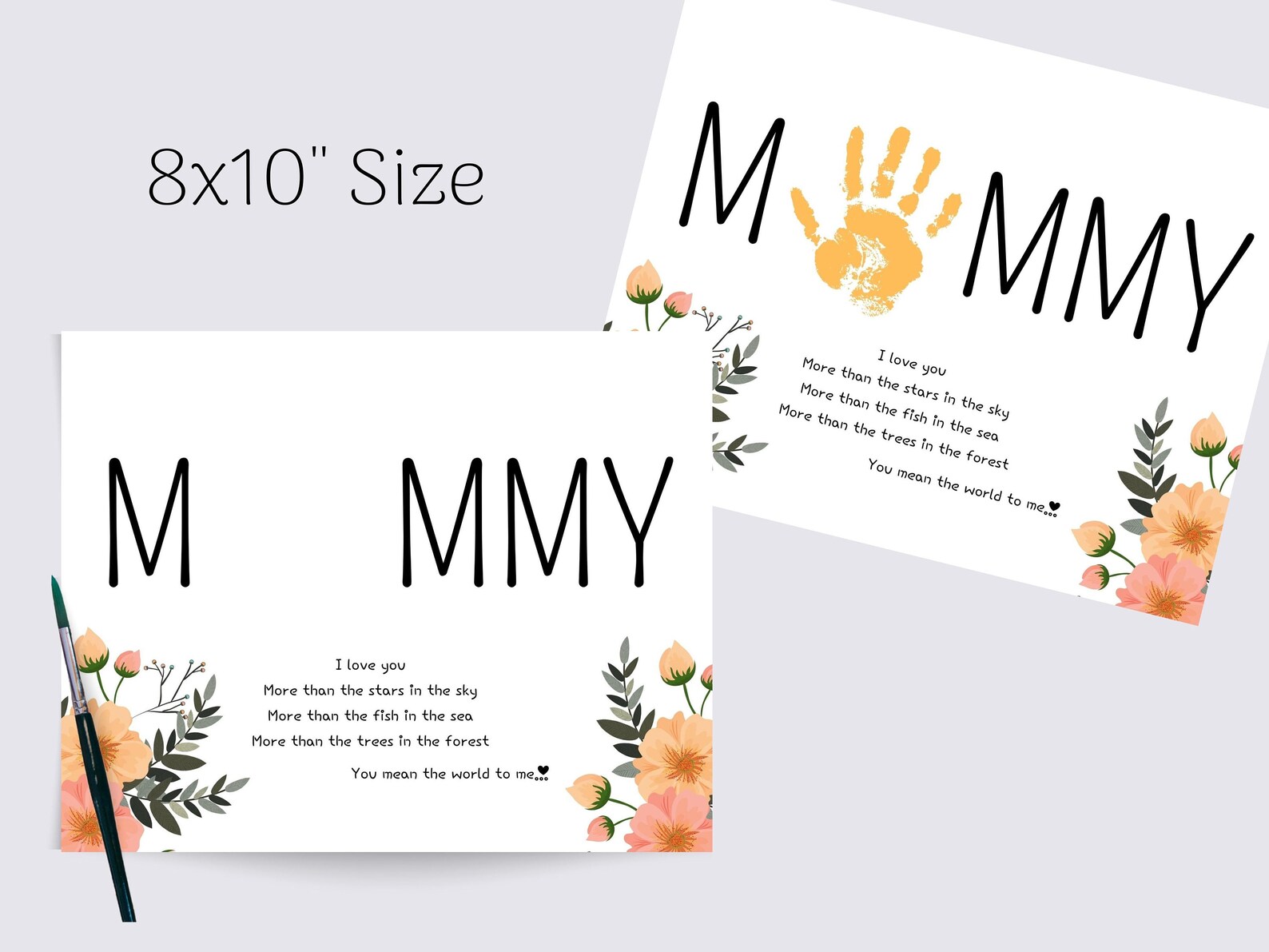 Mother's Day Handprint Art, Mommy Handprint Art, Kids Baby Toddler ...
