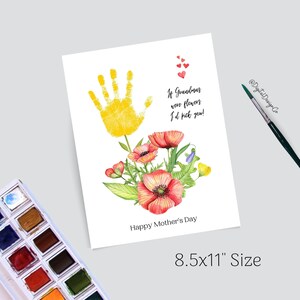 Mother's Day Handprint Craft, Nana, Grandma, Gigi, Mimi, Mother's Day ...