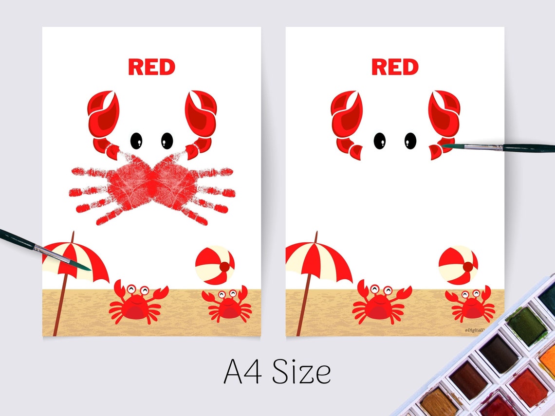 My Handprint Coloring Book Handprint Art Craft Handprint - Etsy