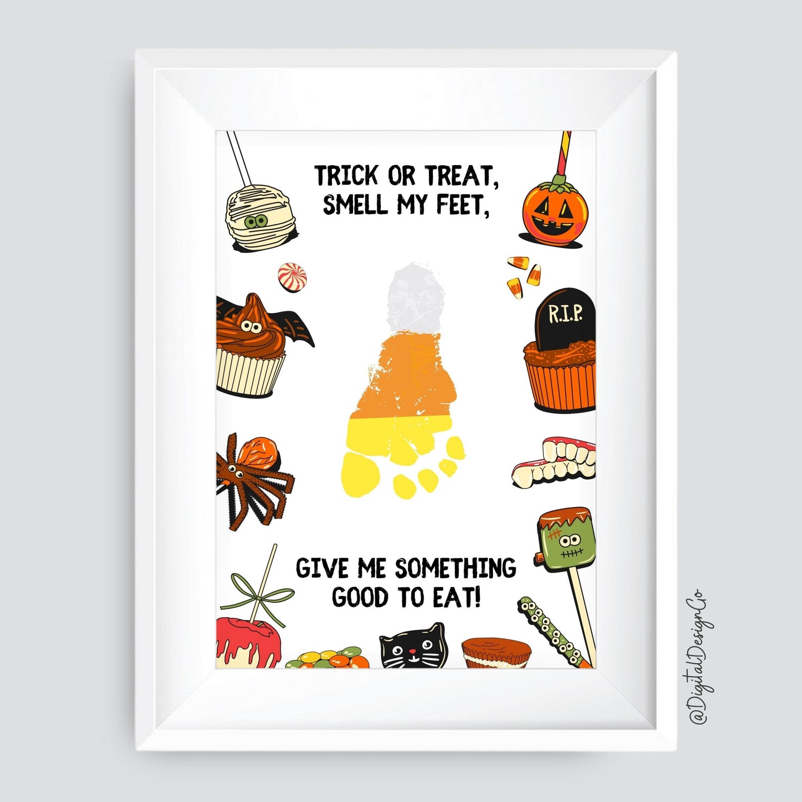 Candy Corn, Trick or Treat Smell My Feet, Halloween Candy Corn ...