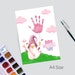 Gnome Handprint Footprint Art Craft, Happy Valentine's Day, Balloon ...
