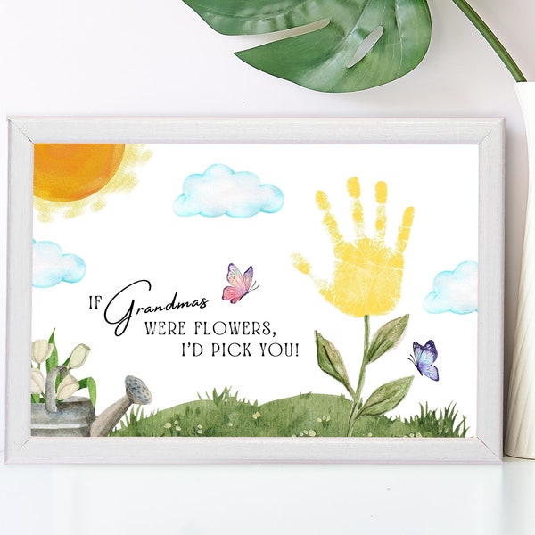 Kids Handprints for Grandma - Etsy