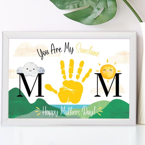 Handprint Keepsake Gift for Mom Mother's Day Poem - Etsy