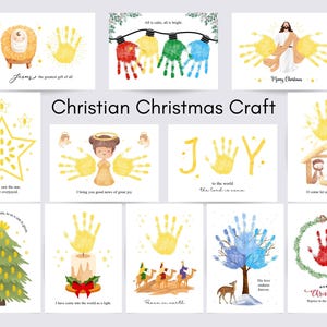 Christian Christmas Handprint Craft, Nativity Handprint, Kids Baby ...